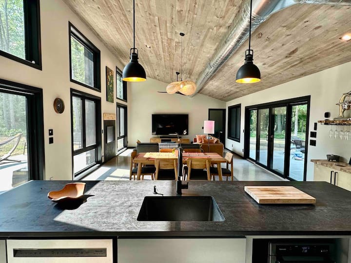 Modern Home, Hot Tub, Fireplace, Game Room - Fennville, MI