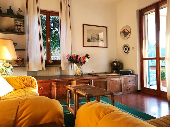 Camogli: Jardin Et Vue Sur La Mer - Portofino