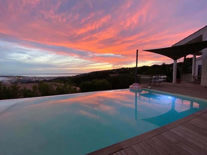 Superbe Villa Sur Le Mont Saint Clair à Sète - Sète