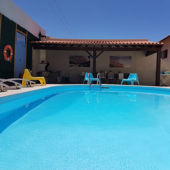 Moradia Tranquila Com Piscina - Nazaré
