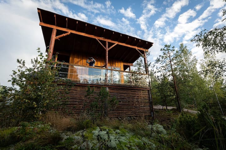 Mökki Luonnon Keskellä Saimaa- Järvinäkymin - Mikkeli