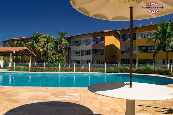 2 Qts A 100m Da Praia – A/c, Wi-fi E Condom Seguro - Fortaleza