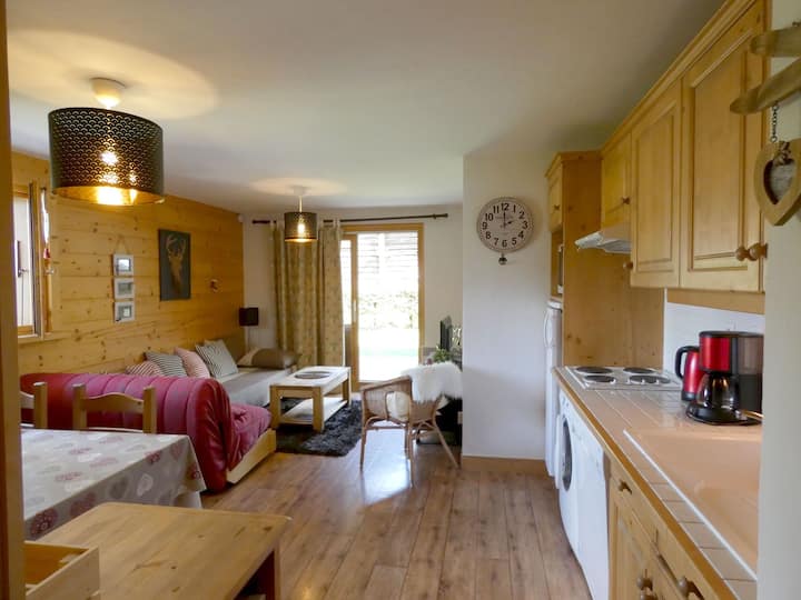Appartement Cosy Avec Jardinet - ❤❤ - Areches Beaufort