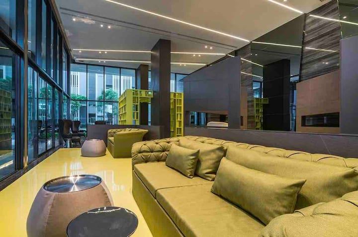 芭提雅The Base一居室热门房源 一客一消毒 楼顶无边泳池 健身房 步行200米到达海滩太值了！ - Pattaya