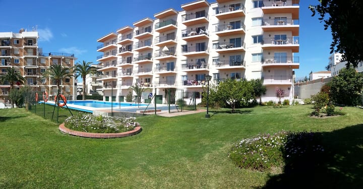Nice Ground Floor Apartment With Pool And Garden - Nerja