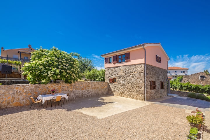 Rustic Holiday House Vrh - Krk