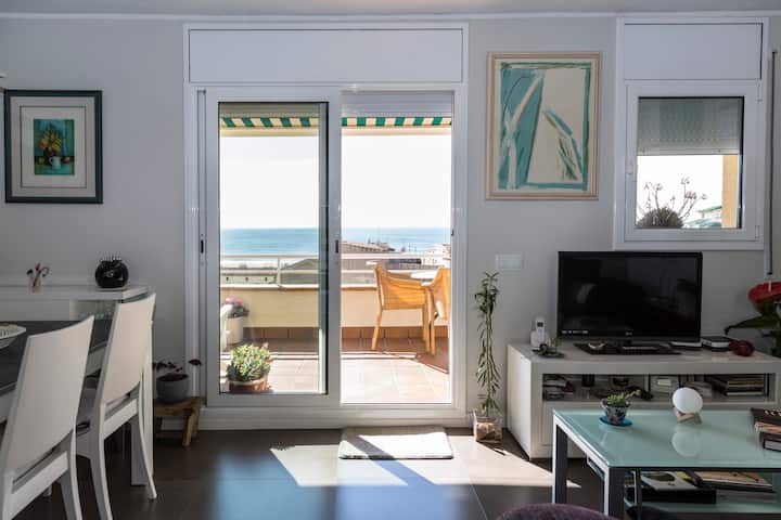 Penthouse Avec Vue Sur La Mer à 15 Km De Barcelone - Alella
