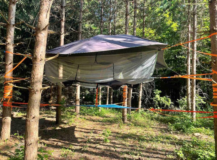 Camp Skytent: Group Camping (3 Tents) - Ithaca, NY