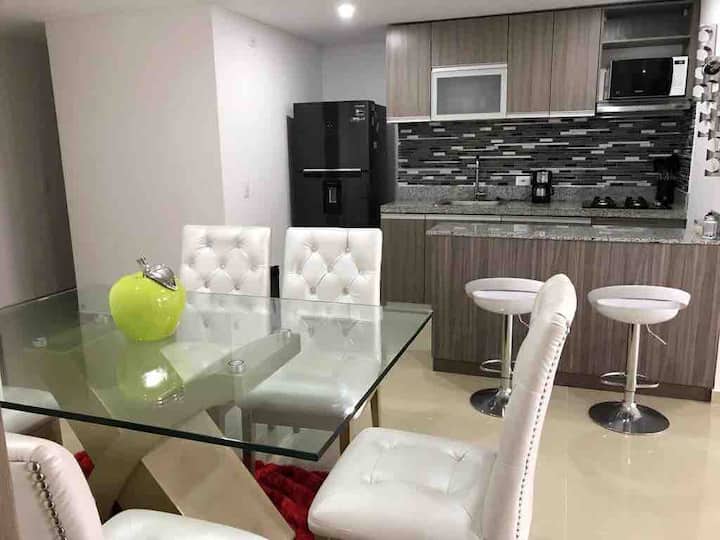 Hermoso, Lujoso Apartament Con Servicios Y Piscina - Santa Marta