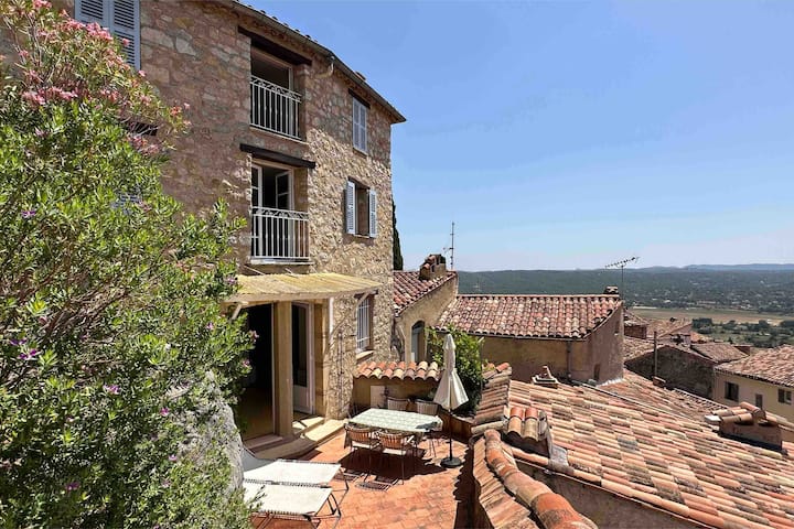 Maison Provençale Avec Terrasse Et Vue Uniques - Fayence