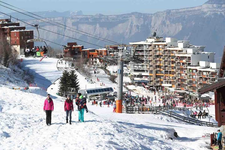 Studio 4 Pers, Balcon, Prox Commerce Et Pistes Ski - Crolles