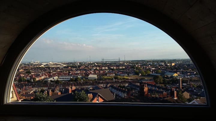 Panoramic Views Across The City And Severn Estuary - Newport