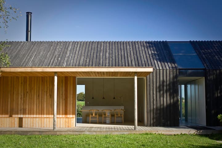 Arkitektonisk Perle Med Panoramaudsigt Ved Strand - Tanska