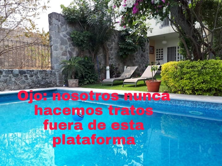 Planta Baja C/ Alberca Climatizada Nada Compartido - Temixco