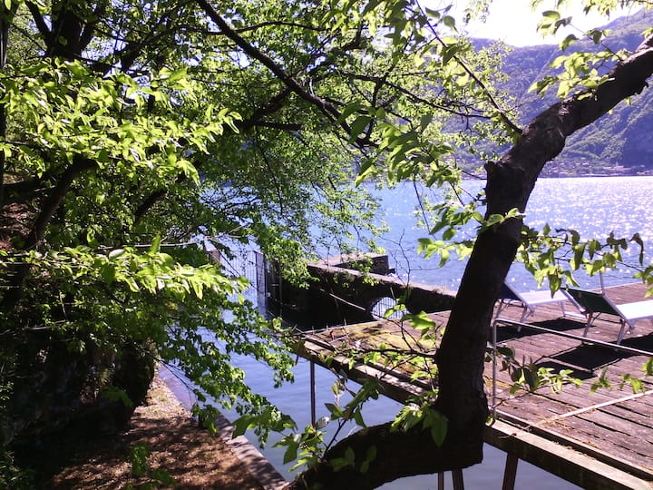Cottage Sul Lago Con Darsena - Mandello del Lario