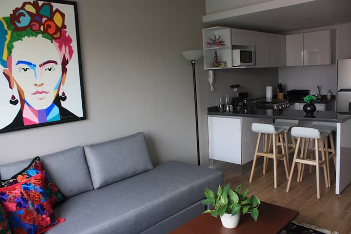 Centrally Located, Stylish, Illuminated Apartment - Mexico City