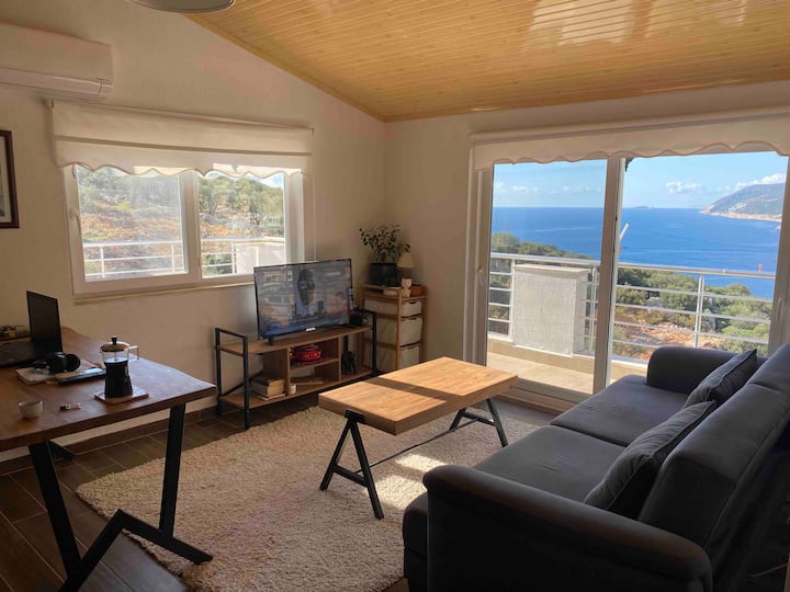 Panoramic Sea View, Terrace And Bbq Facilities - Türkiye