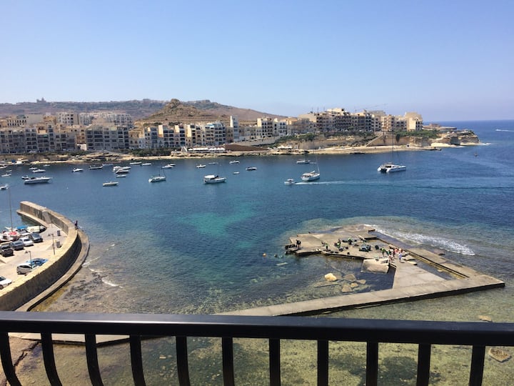 Seaview Apartment With Sunset/sea Views - Malta