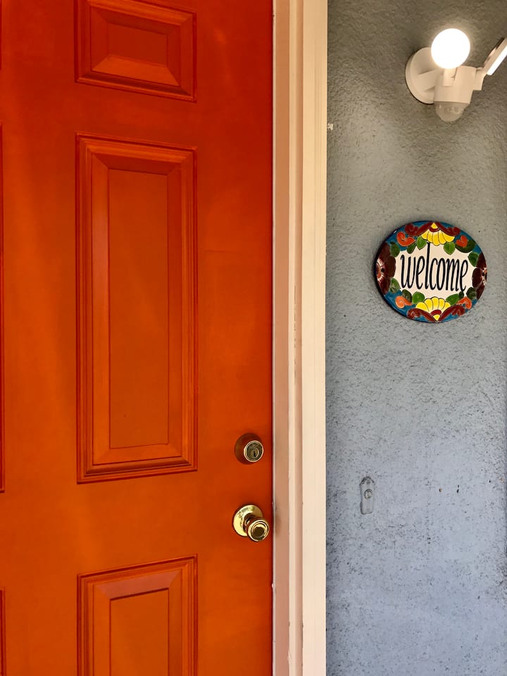 The Orange Door In Whiteaker: Fun With Color - Eugene, OR