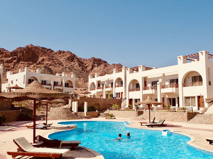 Cosy Apartment- Sea-view And  Pools In Sunny Dahab - Egypt