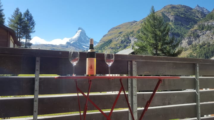 Grand Studio Avec Vue Imprenable Sur Le Cervin - Zermatt