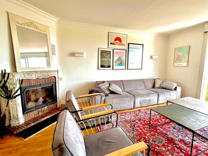 Appartement Cosy Avec Cheminée Et Grande Terrasse - Saint-Brieuc