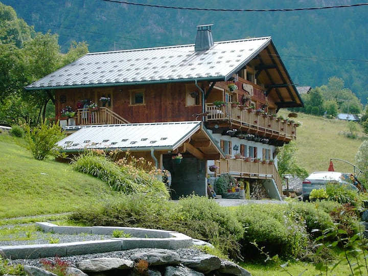 Rez De Chaussée Chalet Face Au Mont-blanc - Servoz