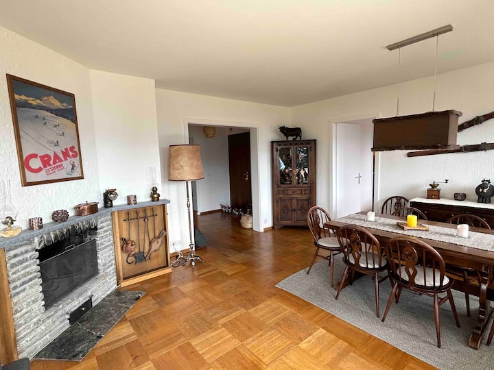 Appartement Rénové Avec Vue Sur Les Alpes - Crans-Montana