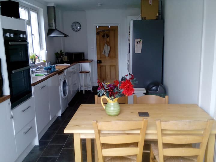 King Bed, Central Quiet Location, Whole House - Cardiff