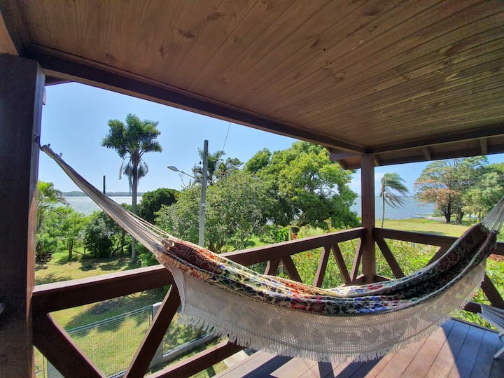 Linda Casa No Paraíso Frente à Lagoa De Ibiraquera - Imbituba