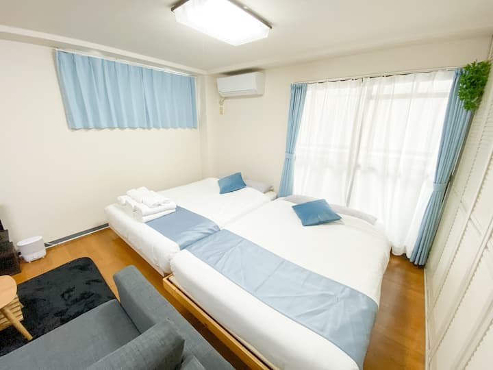 C2【梅田,新大阪駅隣】十三駅近く/リーズナブルで長期滞在にも最適 - 池田市