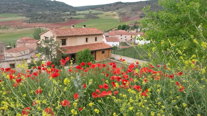 Delightful Garden Attic In Enchanting Village - Alcolea del Pinar