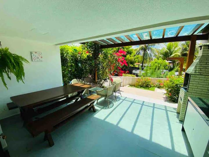 Casa Na Praia Dos Carneiros, Mobiliada - 4 Suítes - Praia dos Carneiros