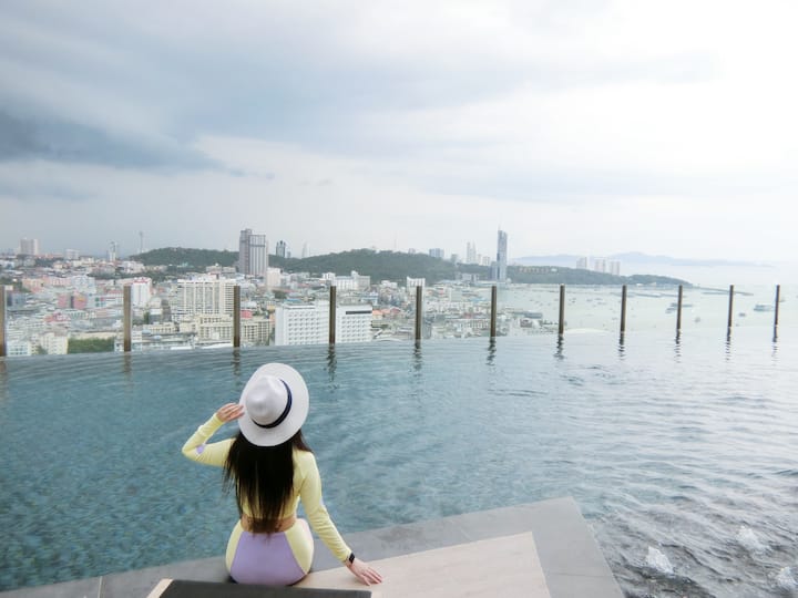 [The Base] 1 Bedroom Sea View Apartment In The Heart Of Pattaya - Pattaya