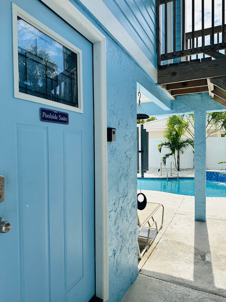Siesta Key - Poolside Suite - Studio - Free Kayaks - Siesta Key, FL