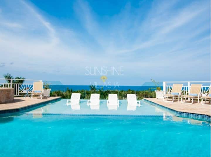 3- 7 Br Lush Hillside Villa - Montego Bay