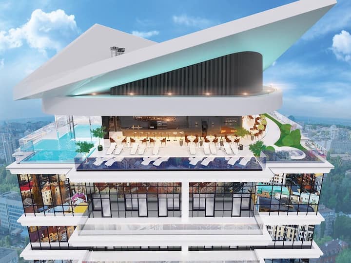 Jack House Three  Bedrooms 130m Vip,spa On The Top - Kiev