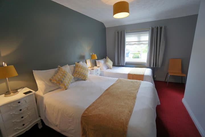 Room 3 - Double/twin - The Willows Guesthouse - Downings
