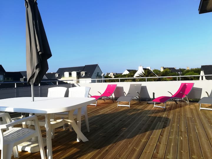 Joli Appartement Avec Vue Sur La Mer Et Wifi - Roscoff