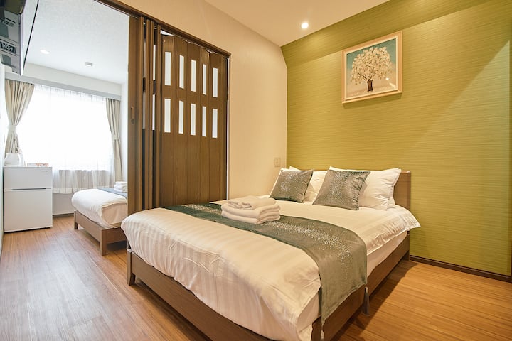 Jr山手线駒込站步行2分三室高级公寓k14，三套卫浴，新宿16分 - Ueno