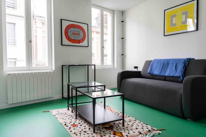 Studio Alma : Studio Coloré & Plage à 3 Min - Sainte-Adresse