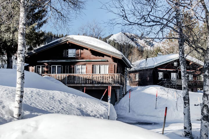 2 Mountainchalets Nxt To Slopes/sauna/9rms/4-14pax - Amden