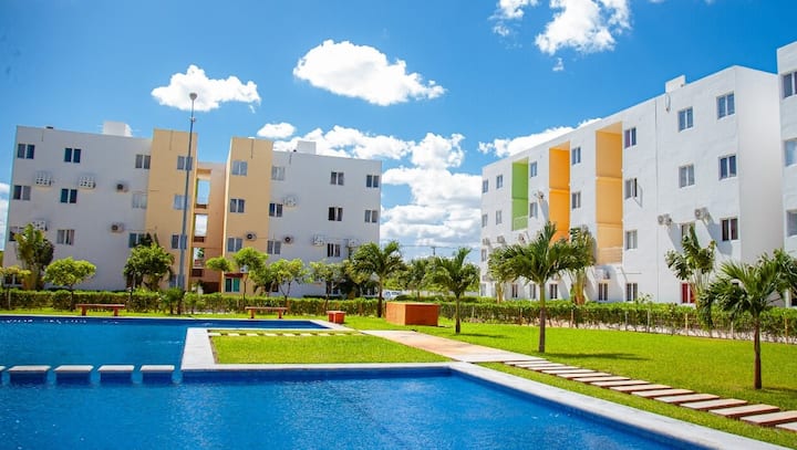 Departamento Con Asistente De Voz. - Cancún