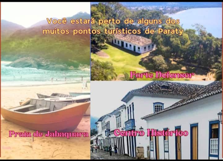 1 Kitnet, Até 4 Pessoas - Jabaquara, Paraty - Paraty