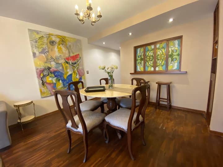 🟠Dpto El Golf🛋friendly Apartments- Cozy & Fastwifi - Salaverry