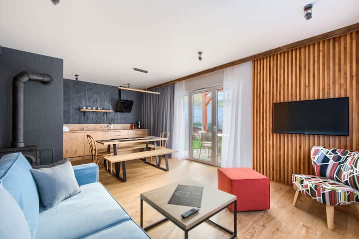 Domek Sarnia Z Kominkiem 8 Ap. F Deluxe Sun&snow - Riesengebirge