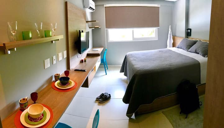 Stúdio Aconchegante Granja Brasil Mangabeiras - Petrópolis