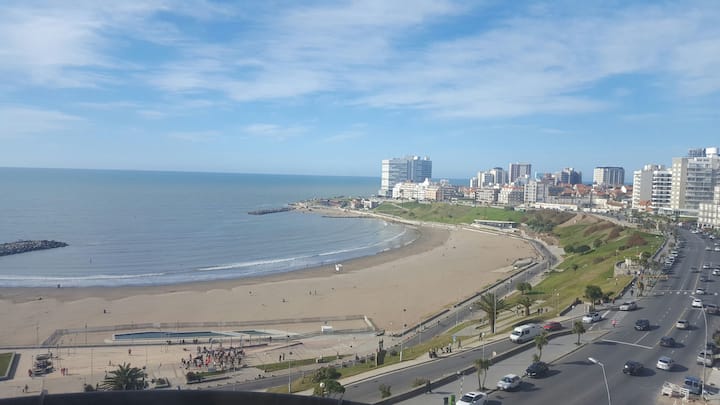 Apto P/3 Personas Frente Al Mar C/cochera - Mar del Plata