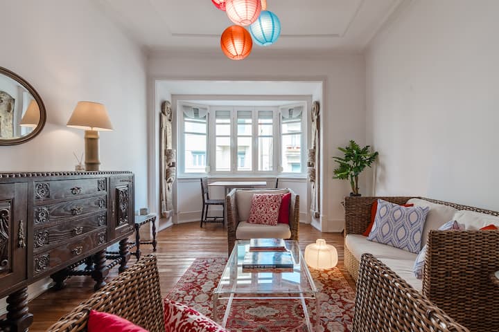 Charming 2 Bed Flat - Near Marquês Pombal Square - Campo de Ourique