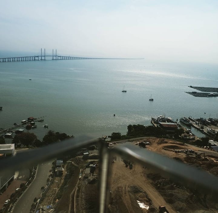 Direct Qbm & Ikea *Highfloor Sunrise Seaview Condo - Penang Island